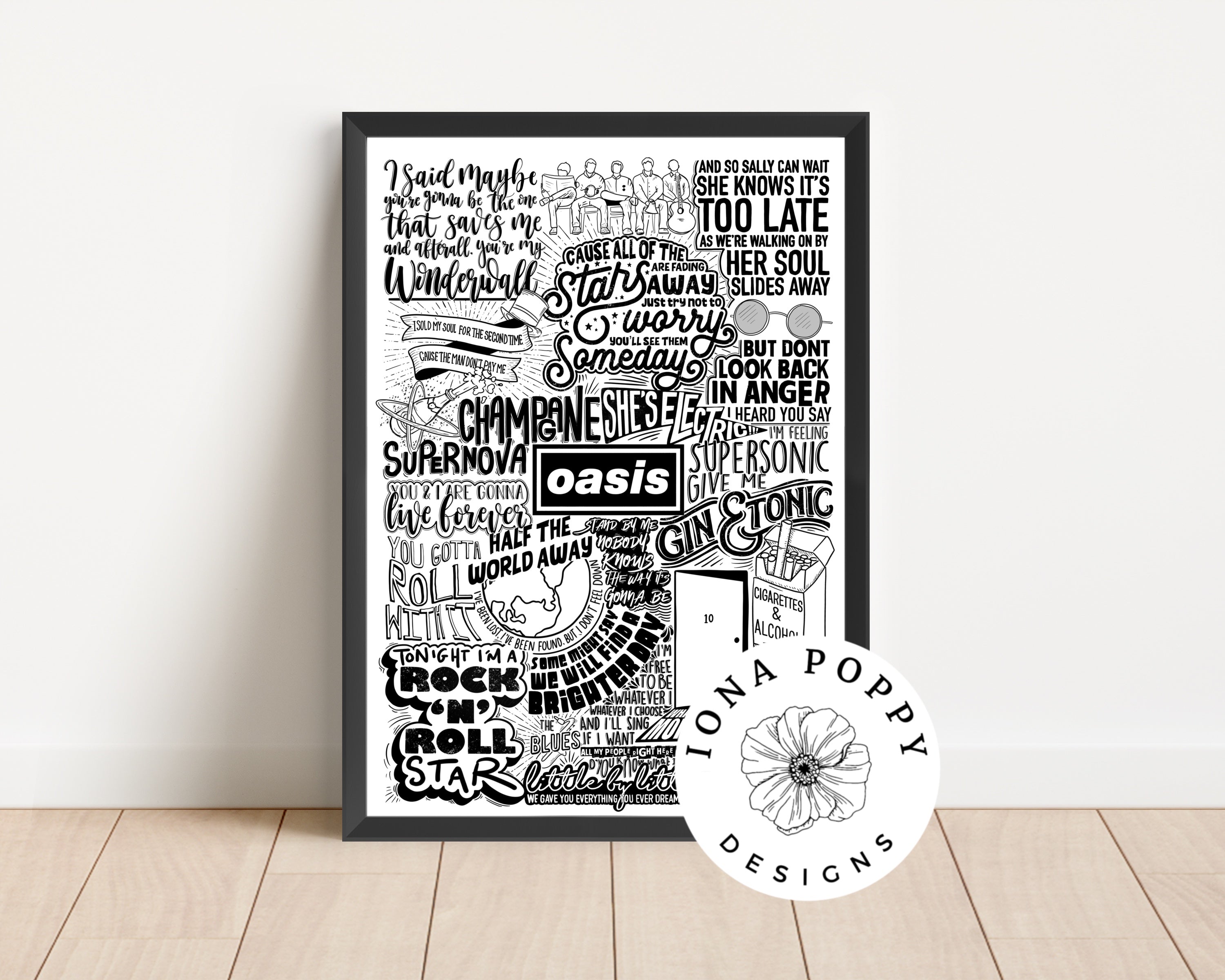 Iona Poppy Designs - Music & Movie Prints